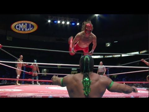 CMLL - LUCHA GRATUITA - CRIXUS - RUGIDO - MAGNUS VS HOMBRE BALA JR ...
