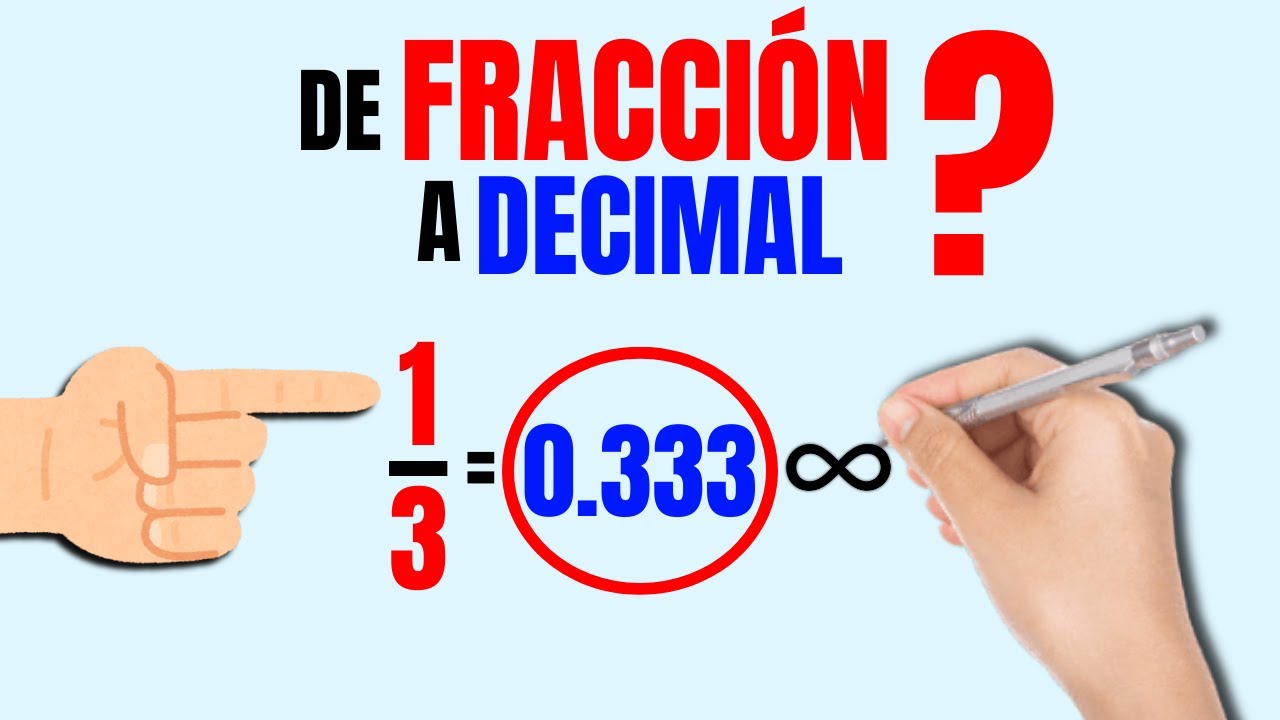 Convierte Fracciones a Decimales en Segundos (Fácil y explicado paso a ...
