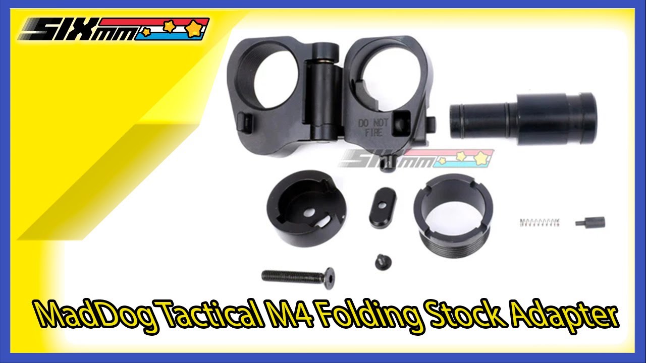 [Maddog] Tactical M4 Folding Stock Adapter[For Airsoft M4 AEG Series ...