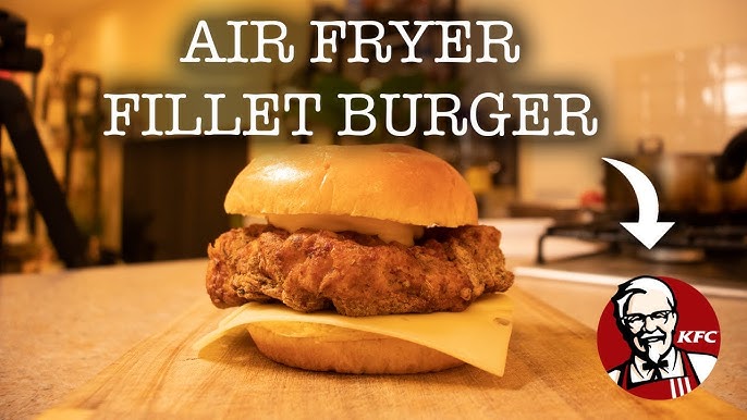 how to make crispy chicken fillet burger