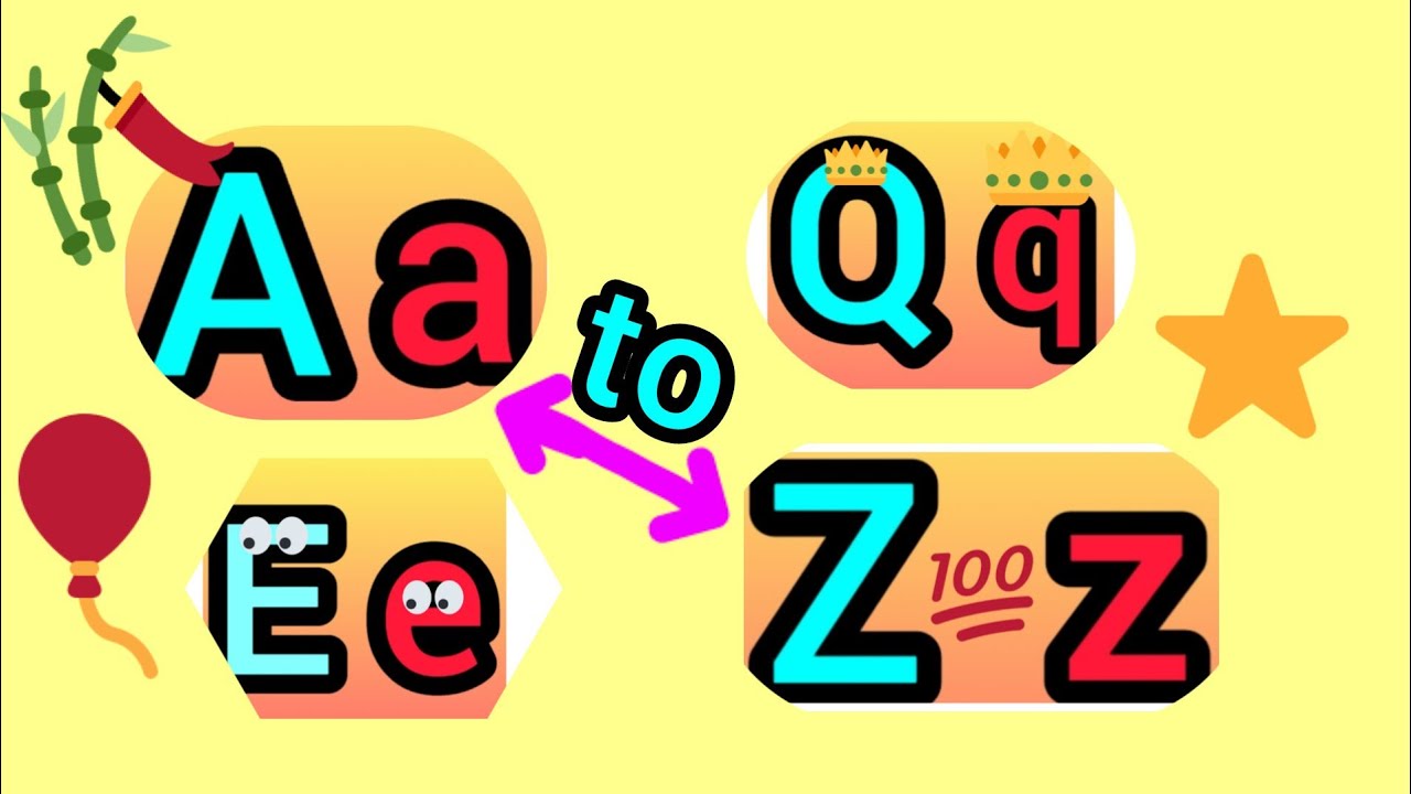 learn A to Z alphabet reading |easy learning ABCD |english alphabets ...