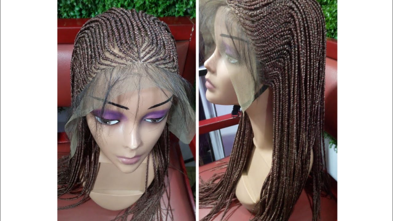Easy way to amke Ghana weaving wigs without using or ventilating a ...