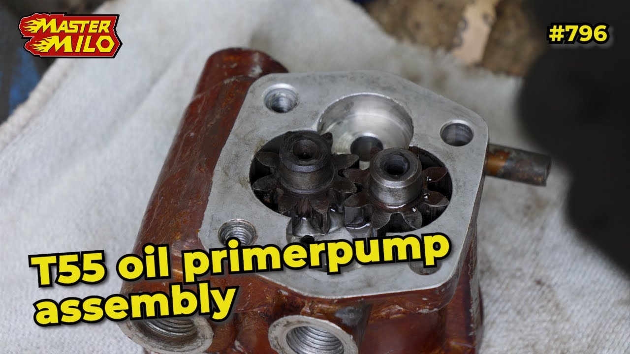 Voorsmeerpomp T55 monteren #796 - YouTube