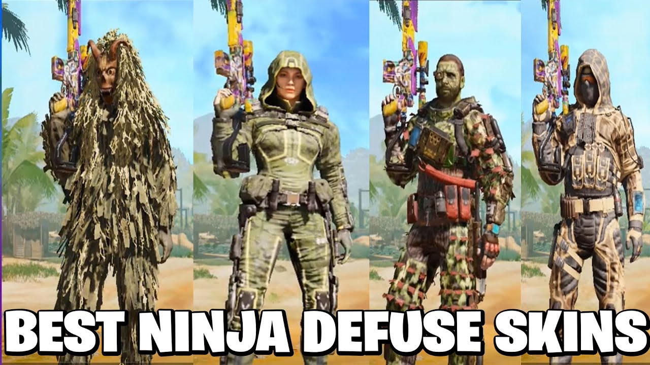 BEST NINJA DEFUSE SKINS In COD MOBILE! | Call of Duty Mobile Ninja ...