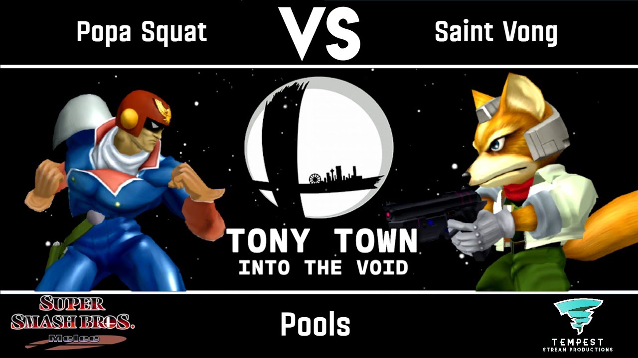 Popa Squat (Captain Falcon) vs Saint Vong (Fox) - Pools - Tony Town ...