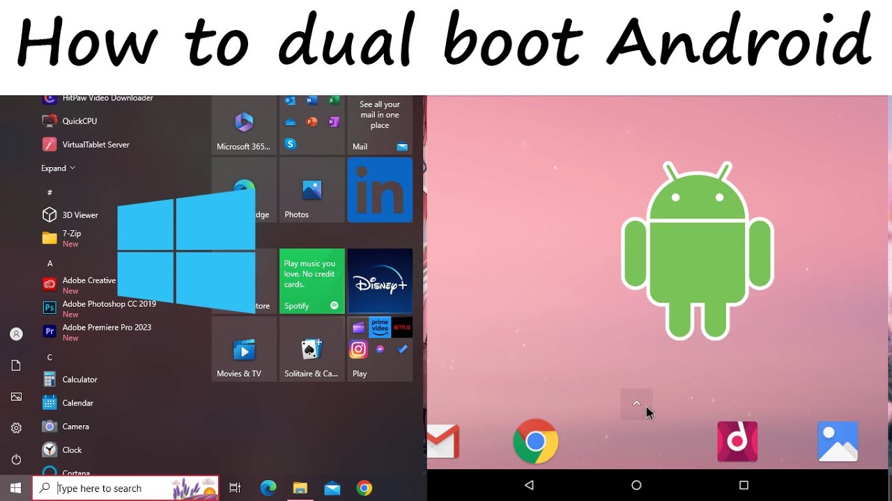 How to install Android on your computer (Dual boot) - YouTube