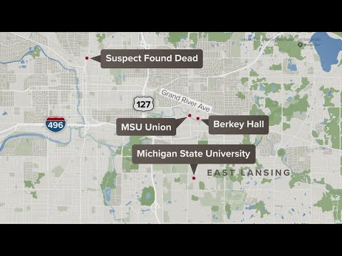 Michigan State shooting: Suspect found dead after 3 killed, 5 injured ...