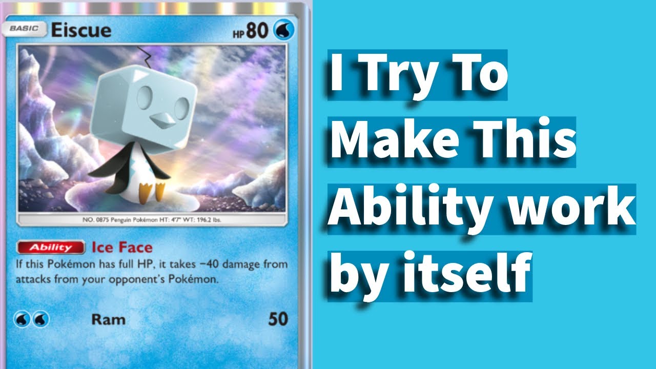 Pokémon: Pokémon TCG Pocket: I Try To Make Eiscue A Meme Deck But Oh ...