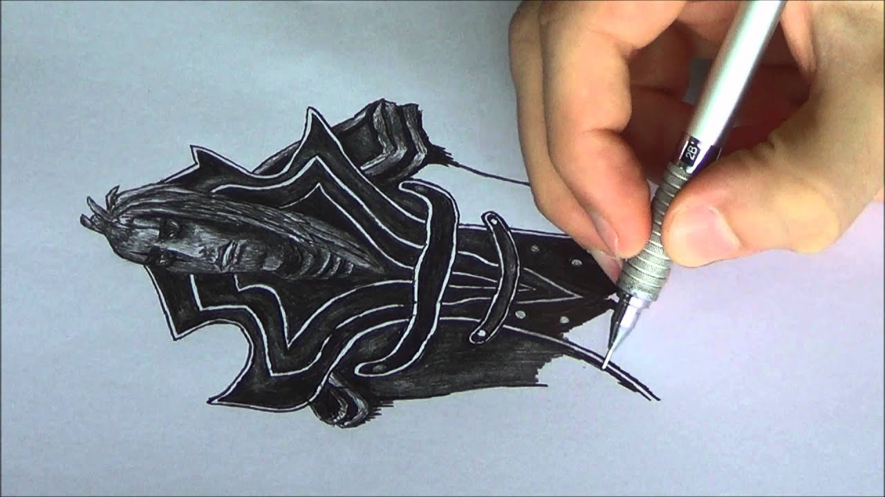 Drawing Vandal Vladimir - League of Legends Drawings - YouTube