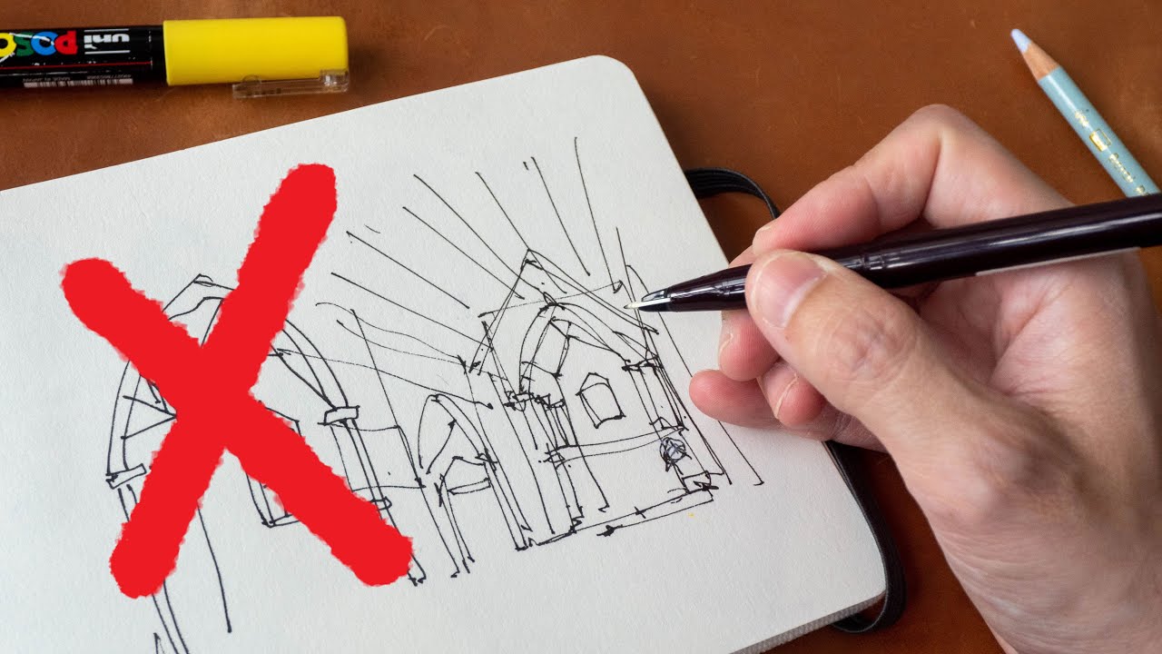 Common Urban Sketching Mistakes (featuring my sketches from Auckland ...