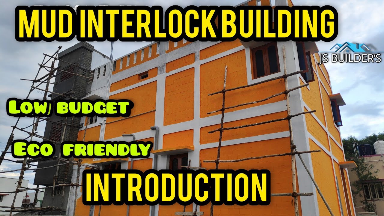 Mud interlock Brick House finishing stage | Eco friendly House ...