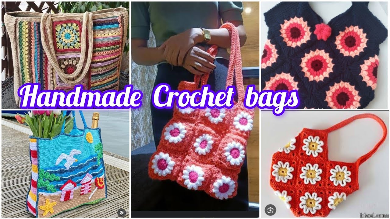 Handmade crochet designs || Ullan Bags 👜 - YouTube