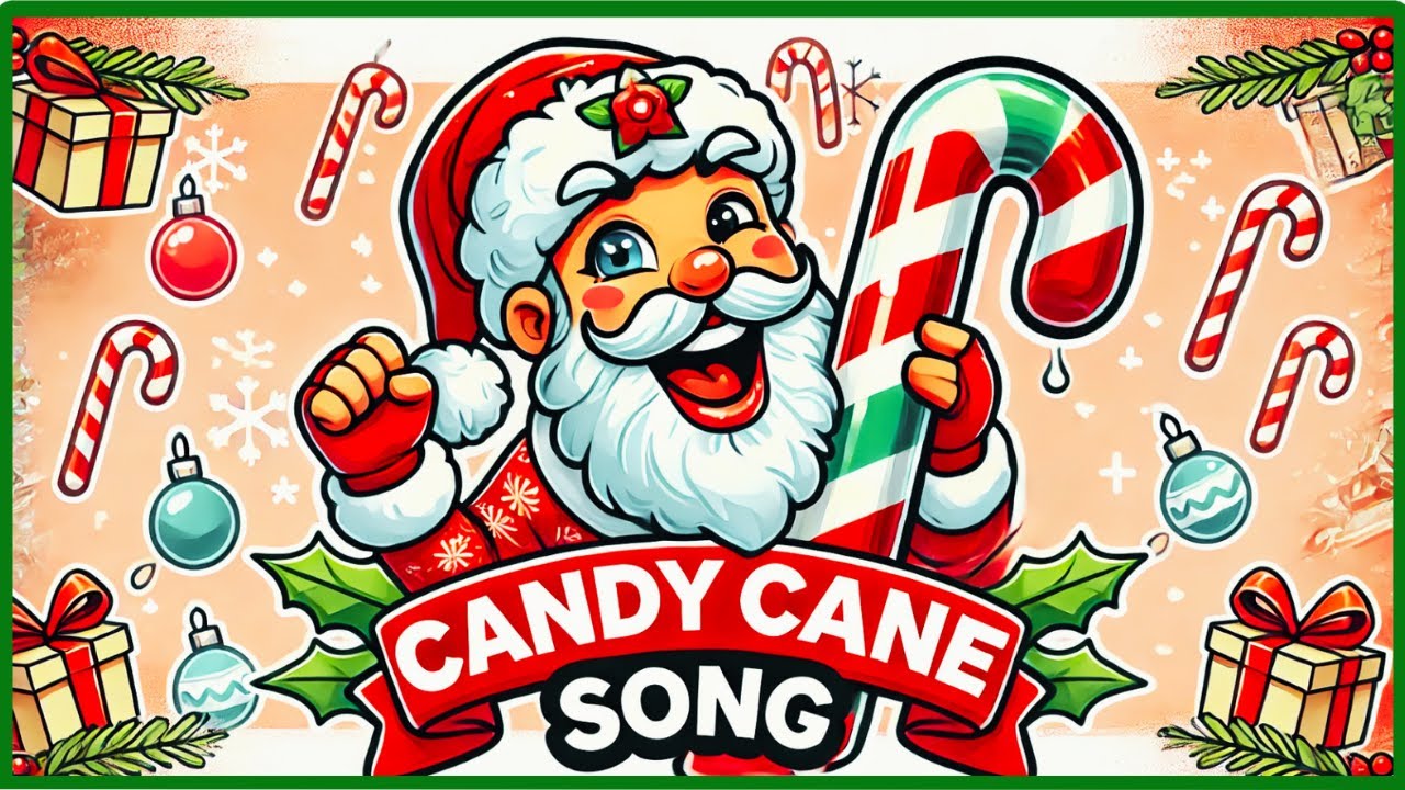 I Love Candy Canes (The Candy Cane Song) Funny Christmas Songs - YouTube