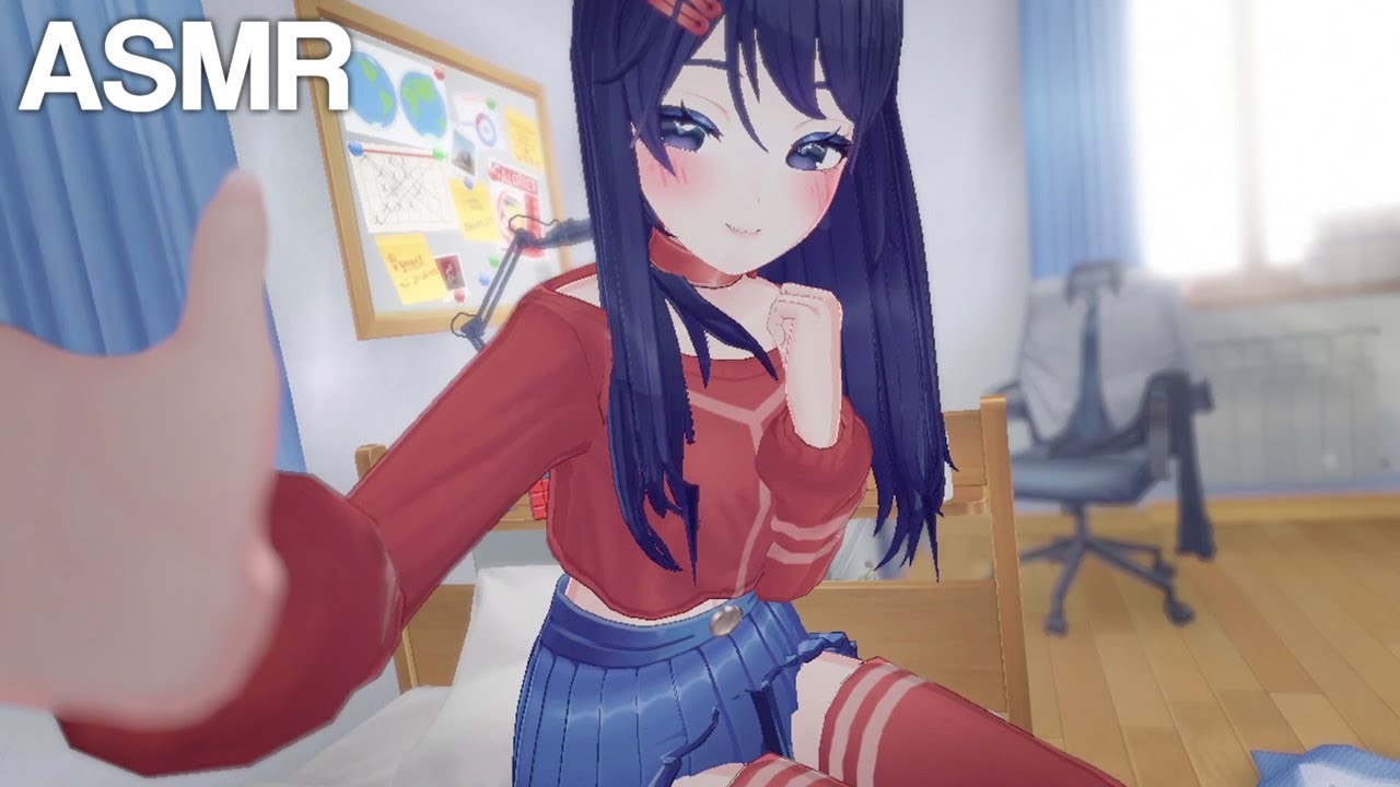 ASMR Alone With Kind Mita MiSide Give Nervous Ear Scratches [No Talking ...