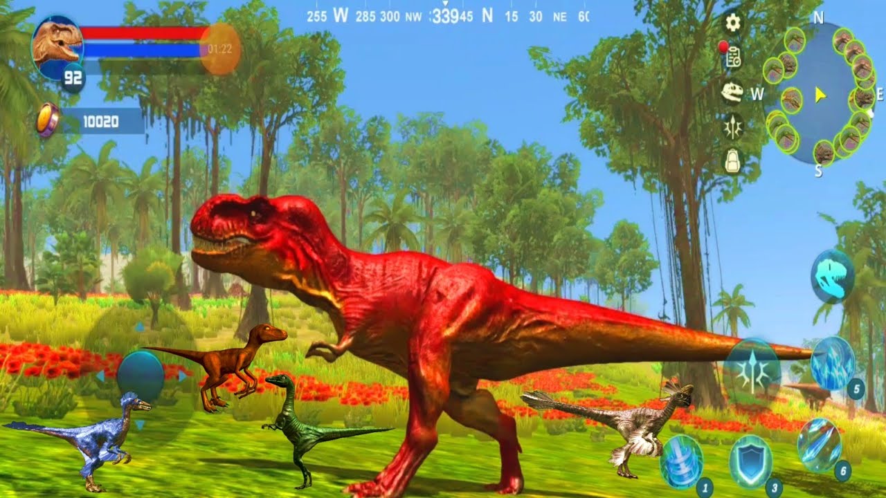 Tyrannosaurus Simulator Android Gameplay #40 - T-Rex Simulator Android ...