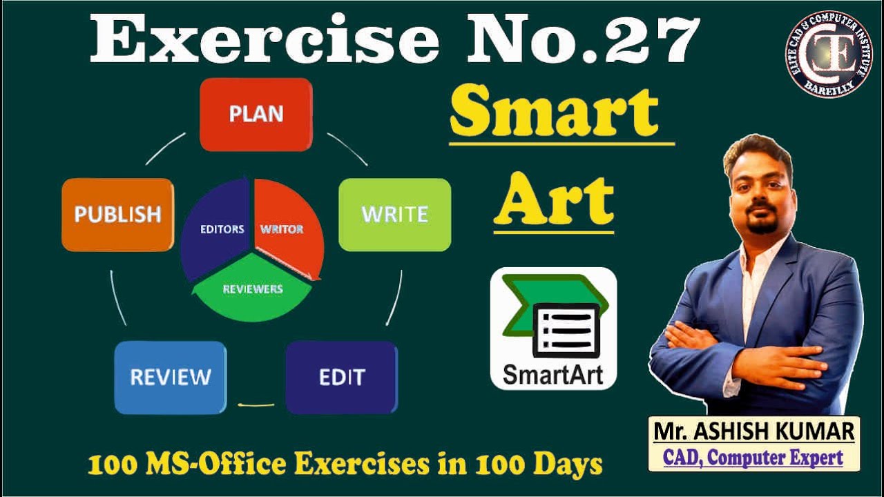 Circular Smart Art Design || Microsoft Word I Exercise 27 #smartart # ...
