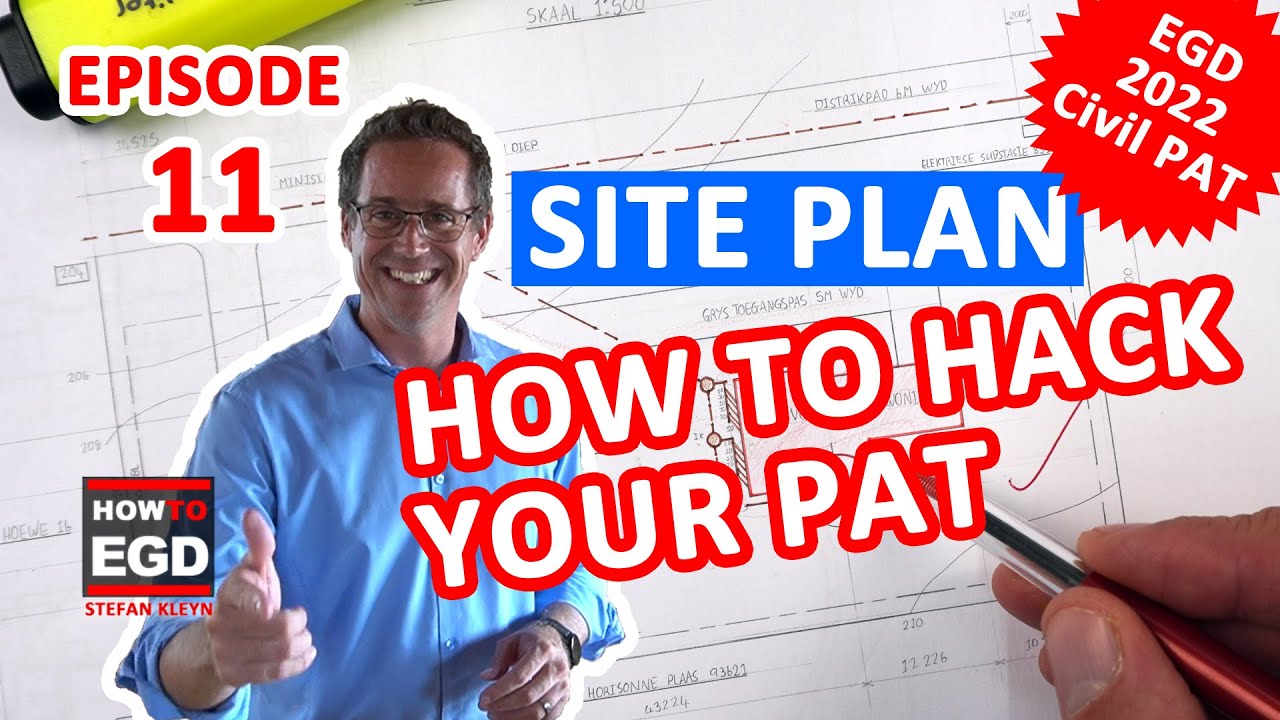 HOW to DRAW the SITE PLAN - Gr 12 EGD 2022 - Episode 11 - YouTube