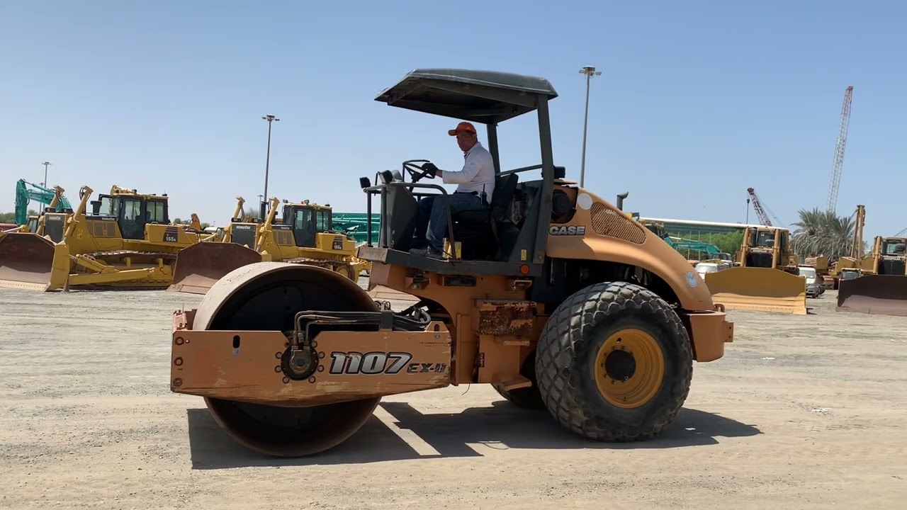 2016 Case 1107EX-D Vibratory Roller - Dubai, UAE Timed Auction | 20 ...