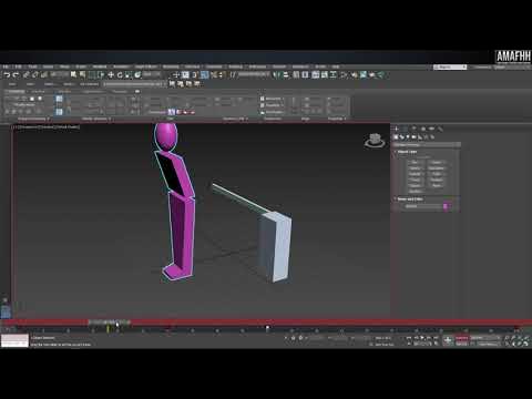 3ds max animation set key and auto key basic - YouTube