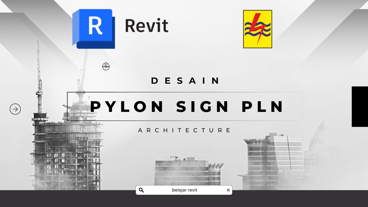 Live - Revit (Desain Pylon Sign PLN) - YouTube