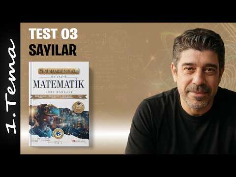 1.TEMA TEST 03 | ÜSLÜ SAYILAR | BİLGİ SARMAL YAYINLARI MAARİF MODEL