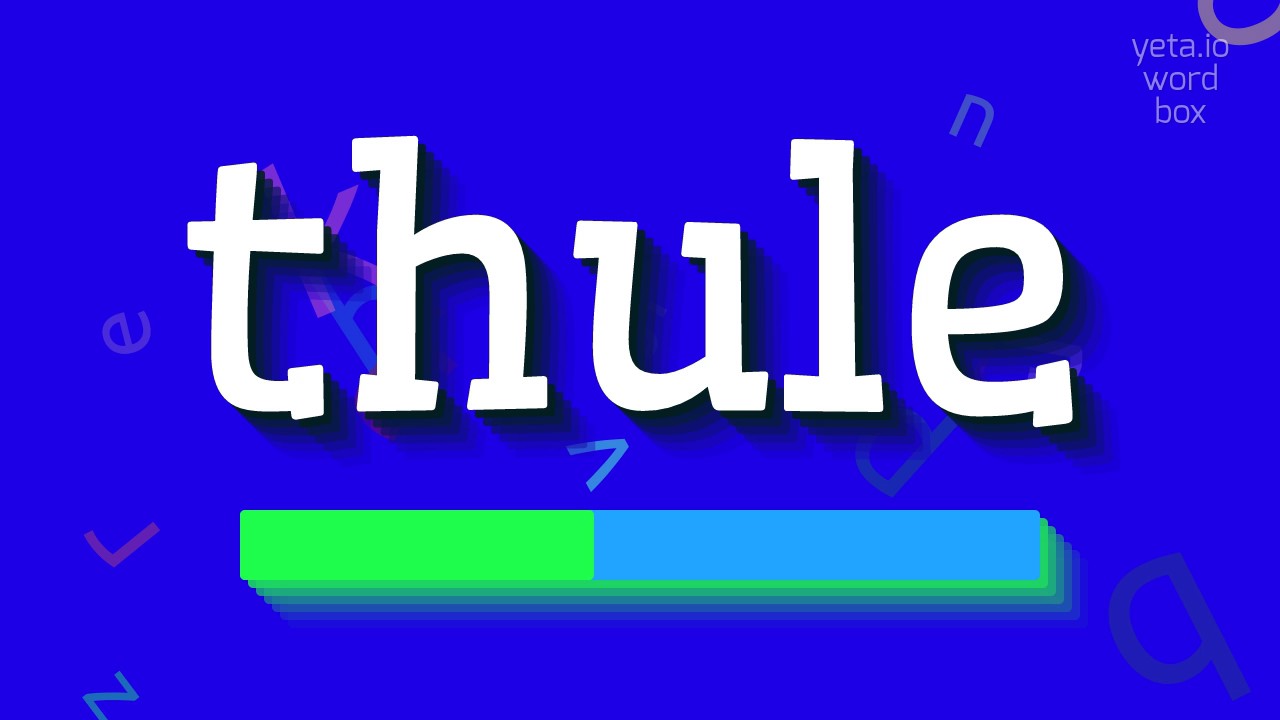 HOW TO SAY THULE? #thule - YouTube
