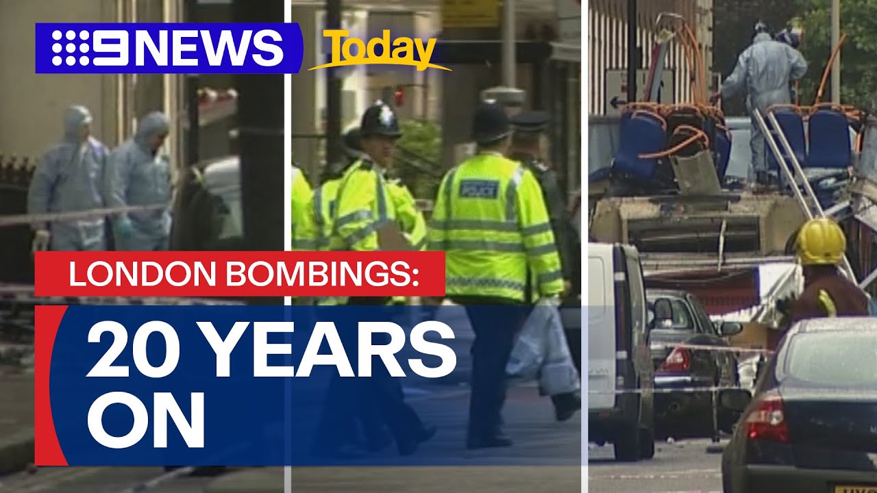 20 years marked this week since the 2005 London bombings | 9 News ...