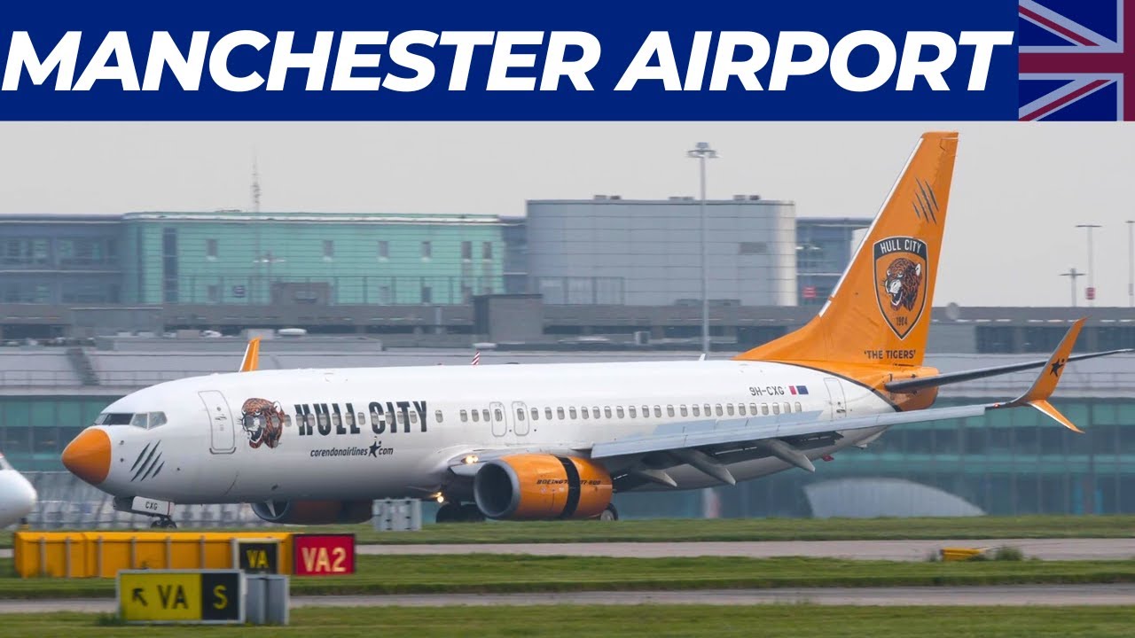 Manchester Airport Live | thrilling close-up departures and arrivals ...