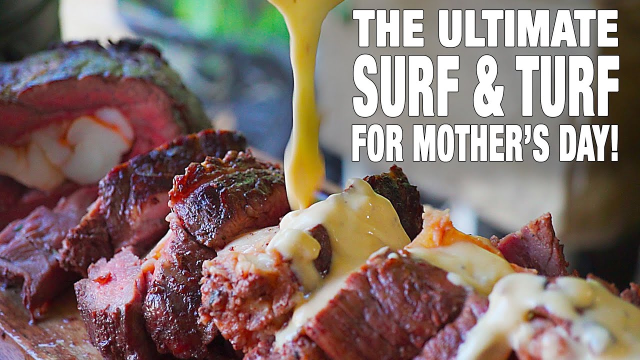 The ULTIMATE Surf & Turf | Big Green Egg | FOGO Charcoal - YouTube