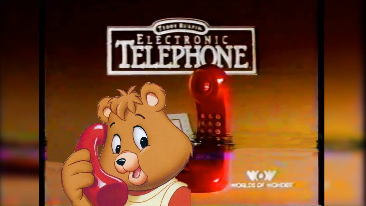 Teddy Ruxpin Electronic Telephone Commercial - YouTube