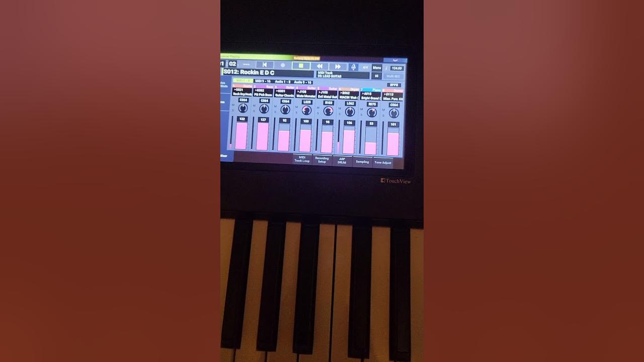 Korg Nautilus sequencer Mode with Song Template - YouTube