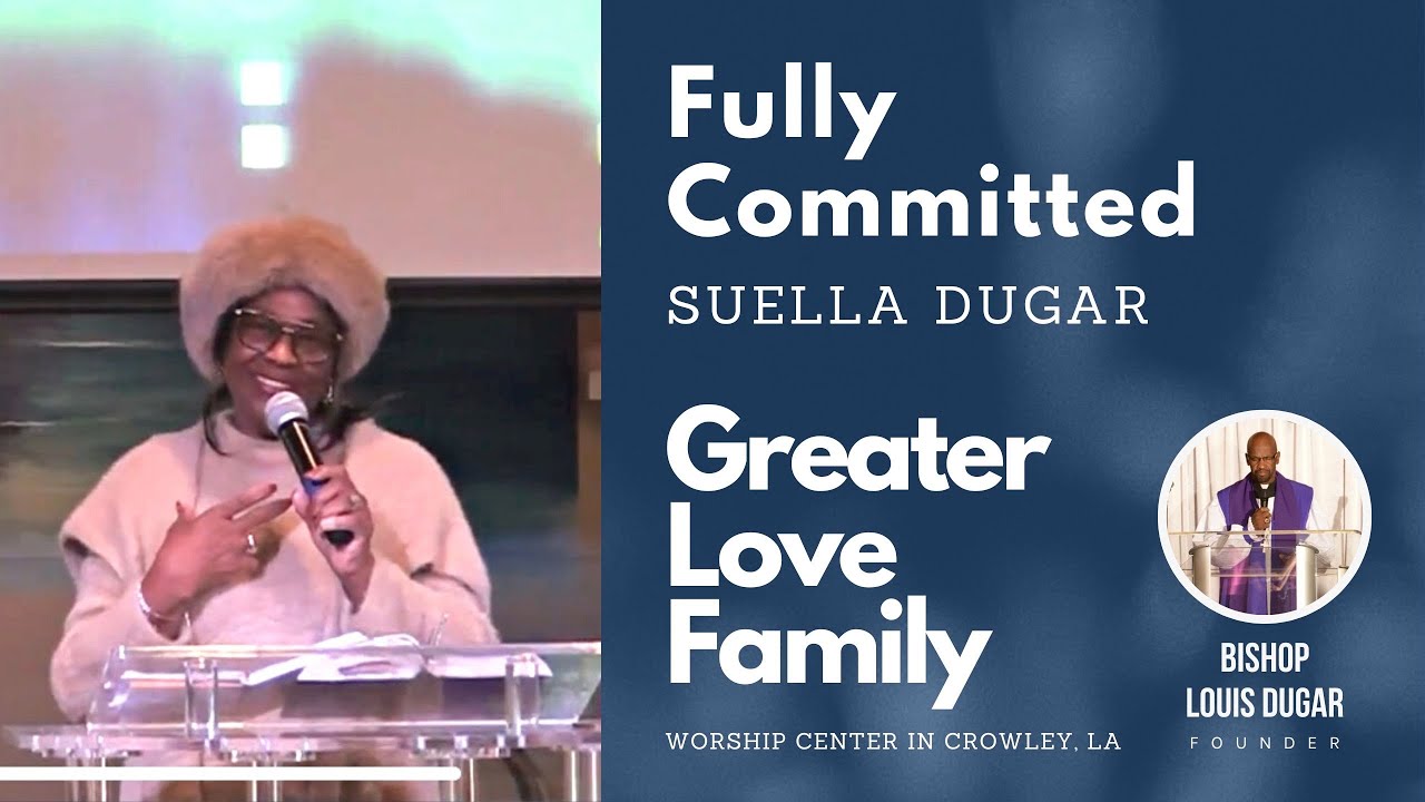 Fully Committed - Sunday Service - Lady Suella Dugar shares How to ...