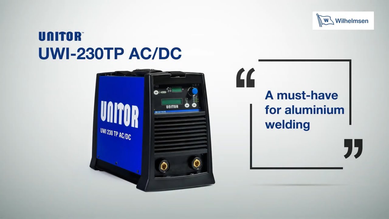 Unitor UWI-230TP AC/DC Welding Inverter - YouTube