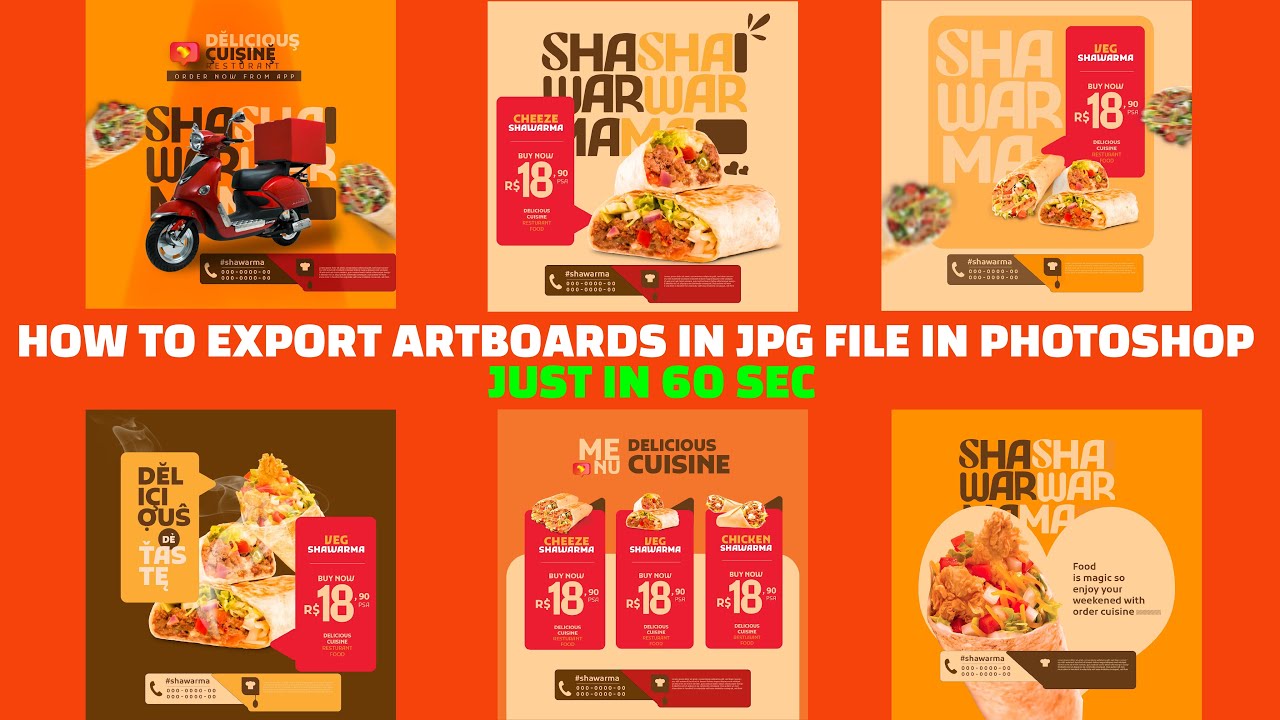 How To Export Artboards In Separately In Photoshopstruggle Endπ Youtube