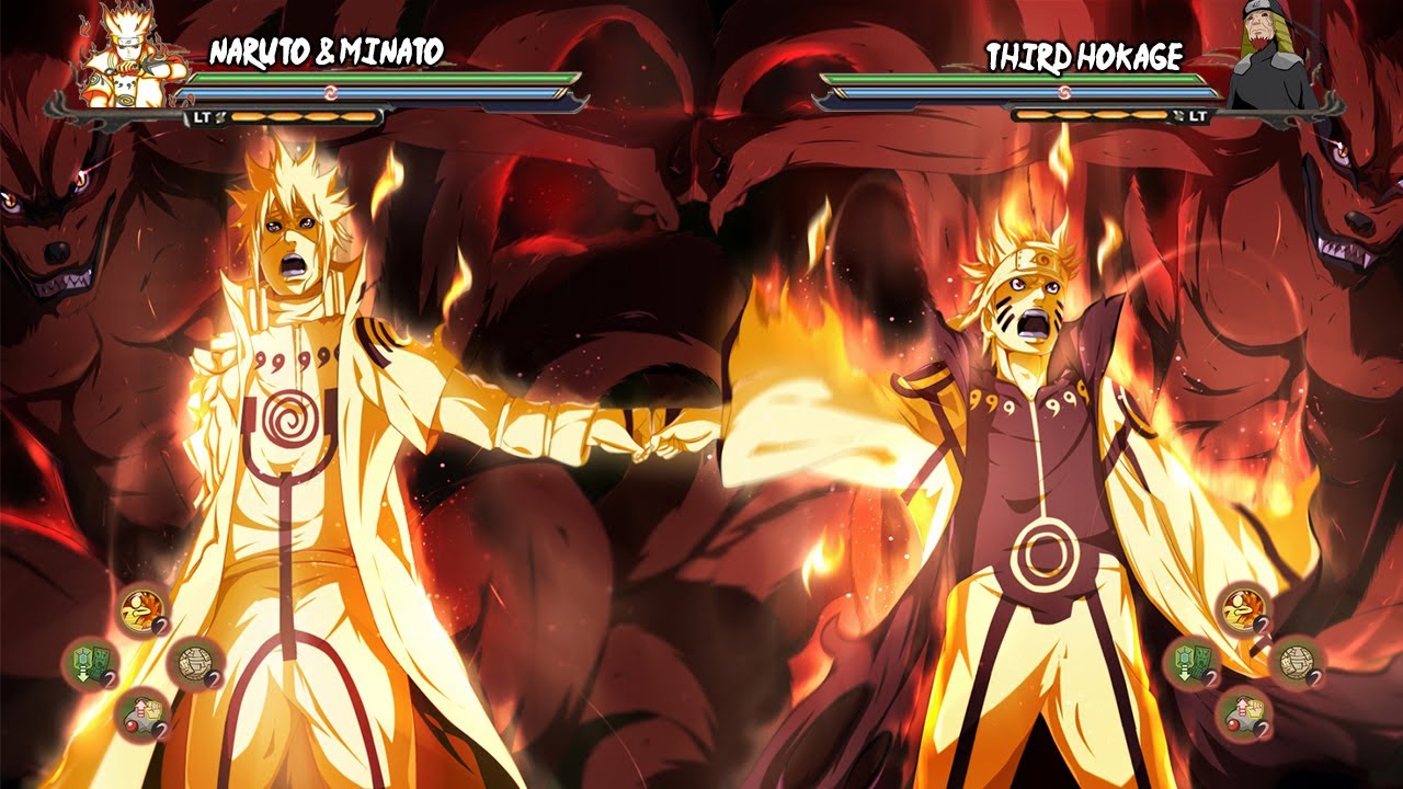 NARUTO & MINATO ALL SKILL & COMBO ULTIMATE AWAKENING - YouTube