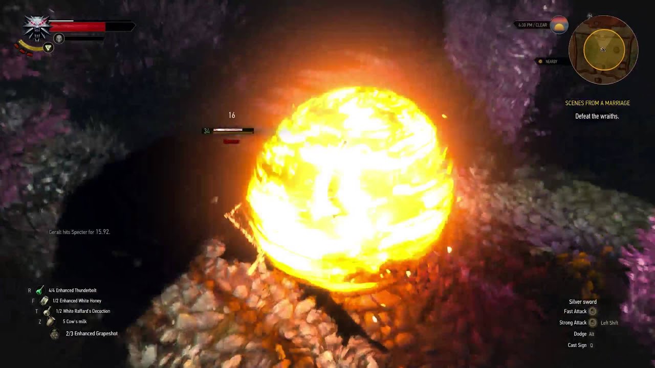 The Witcher 3 - Hearts of Stone - Killing the Spiders in the Dream ...