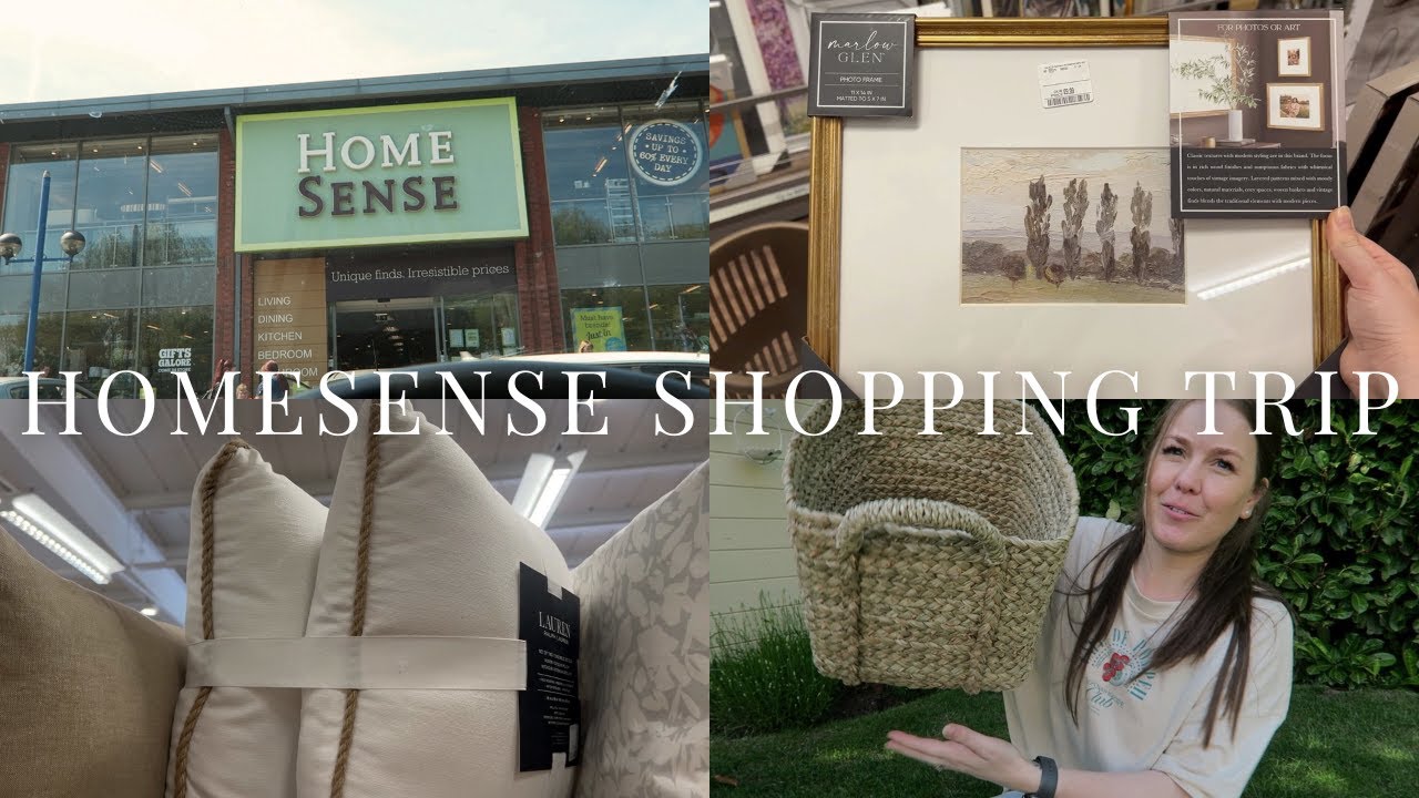 HOMESENSE TRIP - Spring Home Interior Shopping | ByEmmaLouise - YouTube