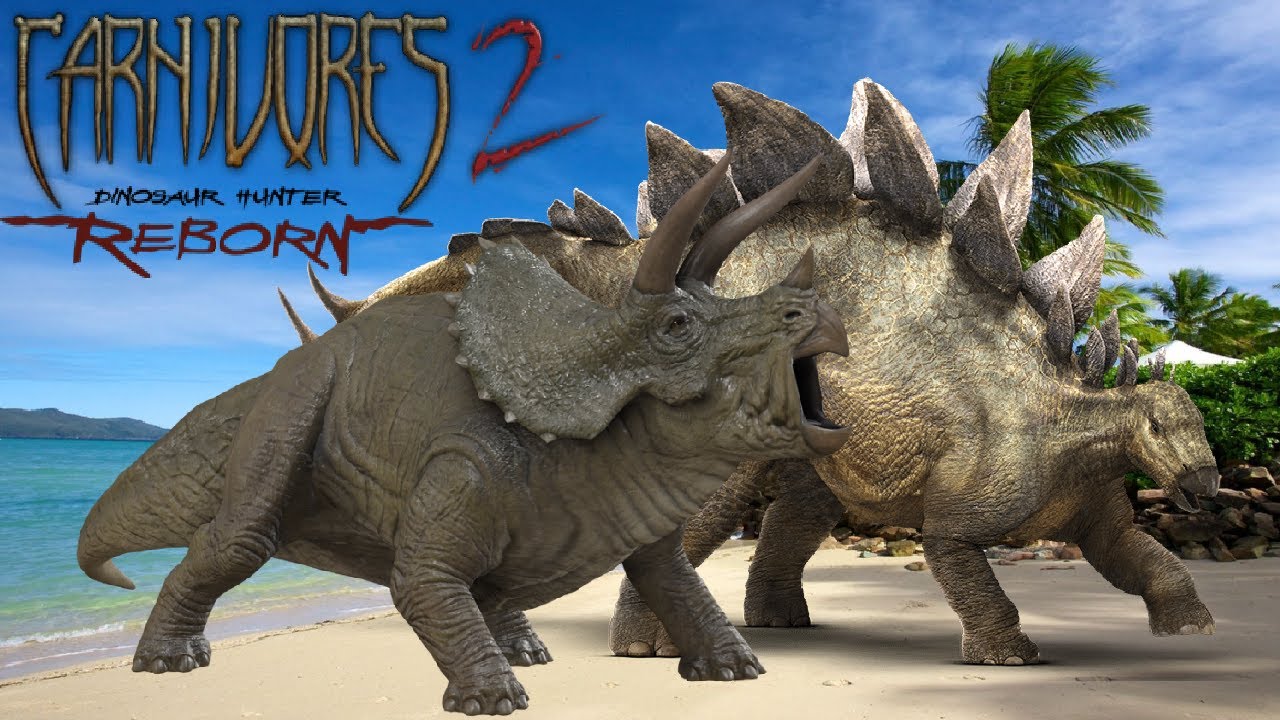 Carnivores 2 Dinosaur Hunter Reborn | Triceratops & Stegosaurus Kill ...