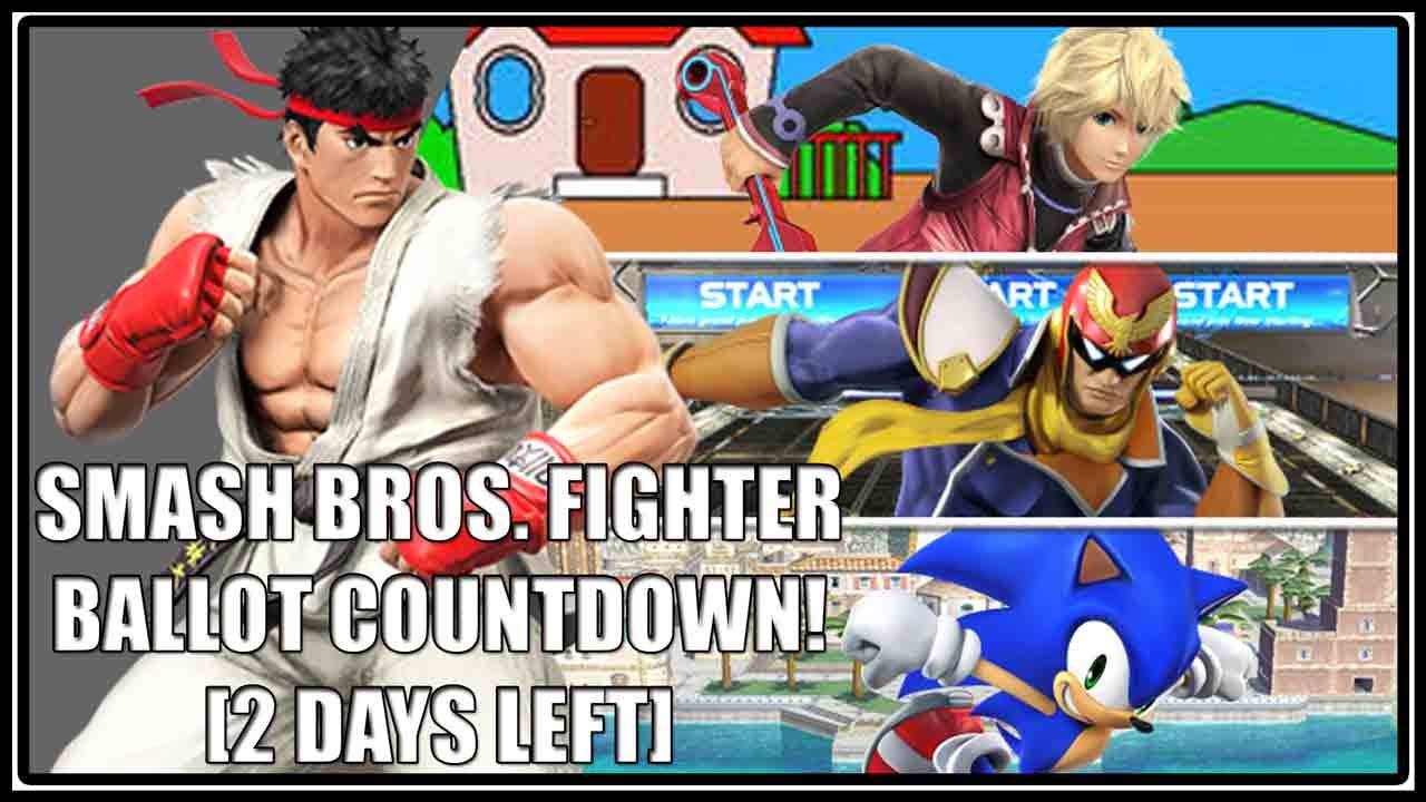 CatchTheseHands | Smash Bros. Fighter Ballot Countdown [2 Days Left ...