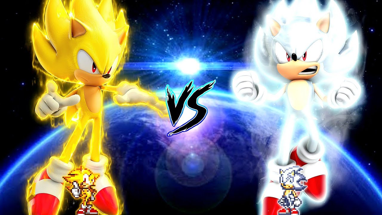 Super Sonic V5 VS Hyper Sonic V3 in Jump Force Mugen - YouTube