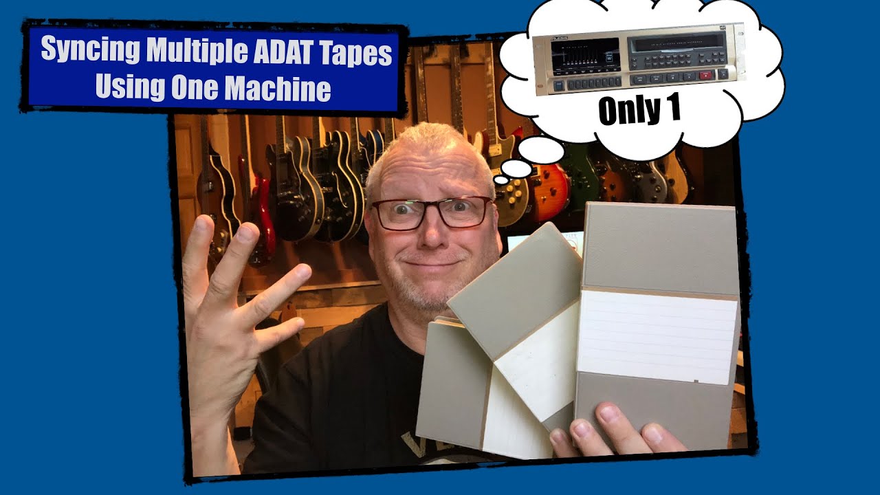 Syncing Multiple ADAT Tapes With One Machine - YouTube