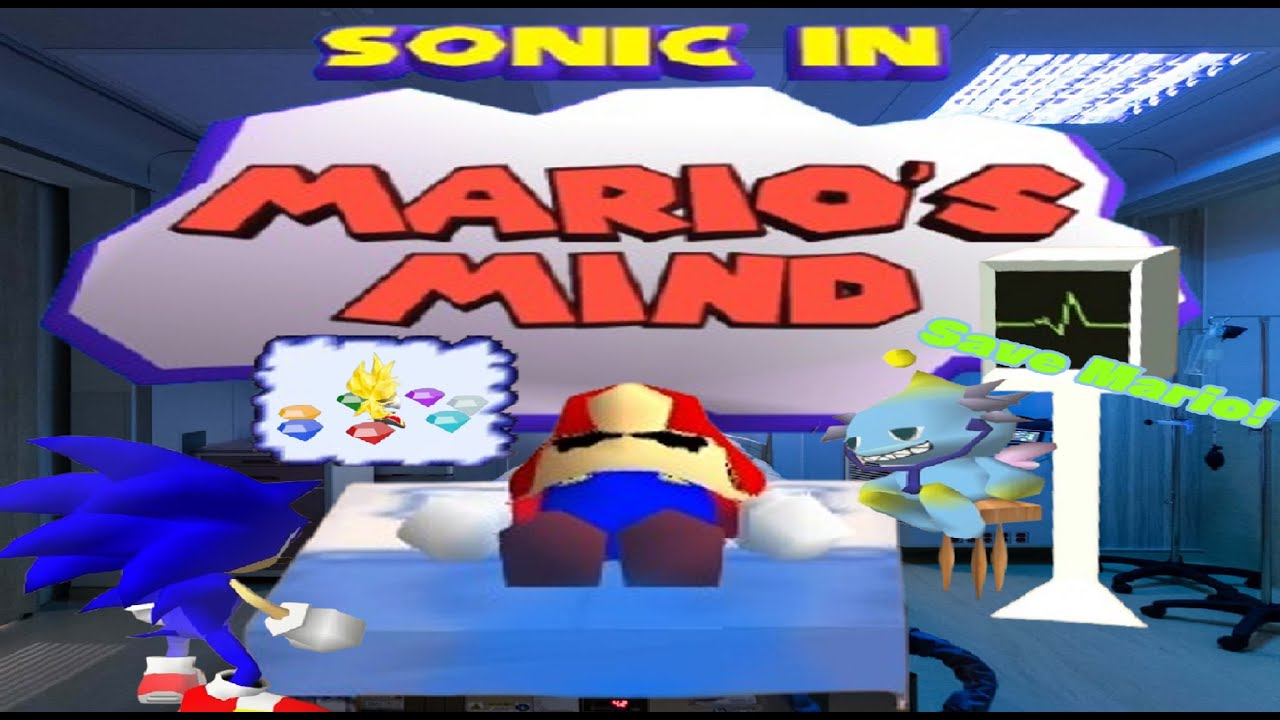 Super Mario 64 Hacks: Sonic in Mario's Mind | Play as Sonic and SAVE Mario! - YouTube