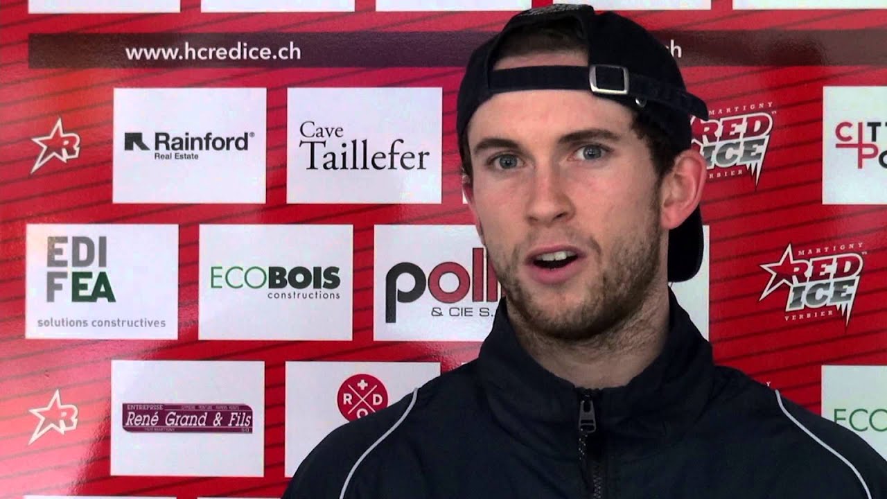 Kevin Ryser après la défaite 4-3 contre Langnau - YouTube