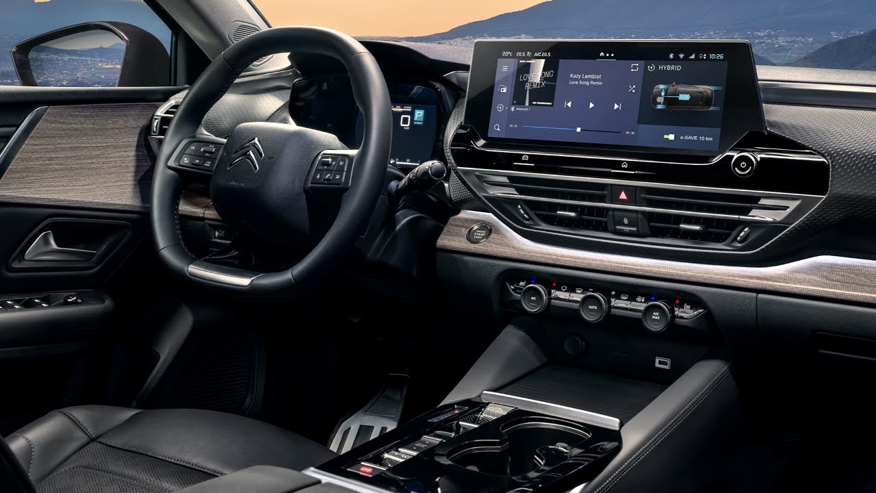 Interior | New 2021 Citroen C5X revealed as luxury range-topper - YouTube