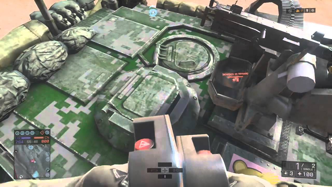 BF4 - U Can Kill The Tank Gunner With A Defib :O - YouTube