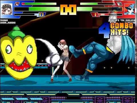 Mugen Random Battles: Misaka Mikoto & Shirai Kuroko Vs Gurospooo ...
