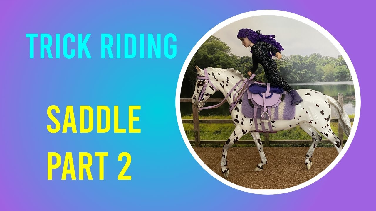 Make a Model Horse Trick Riding Saddle - Part 1 - jigitovka or jigit ...