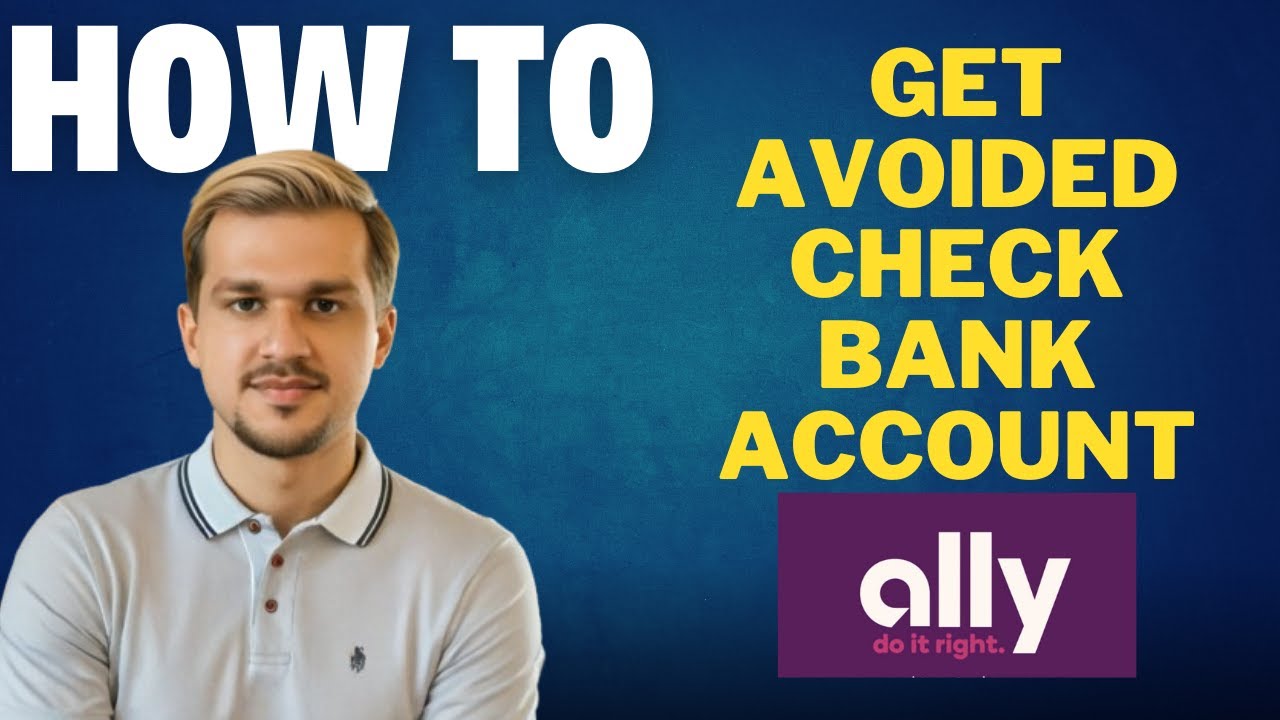 How to get a voided check from ALLY bank l Double Z - YouTube