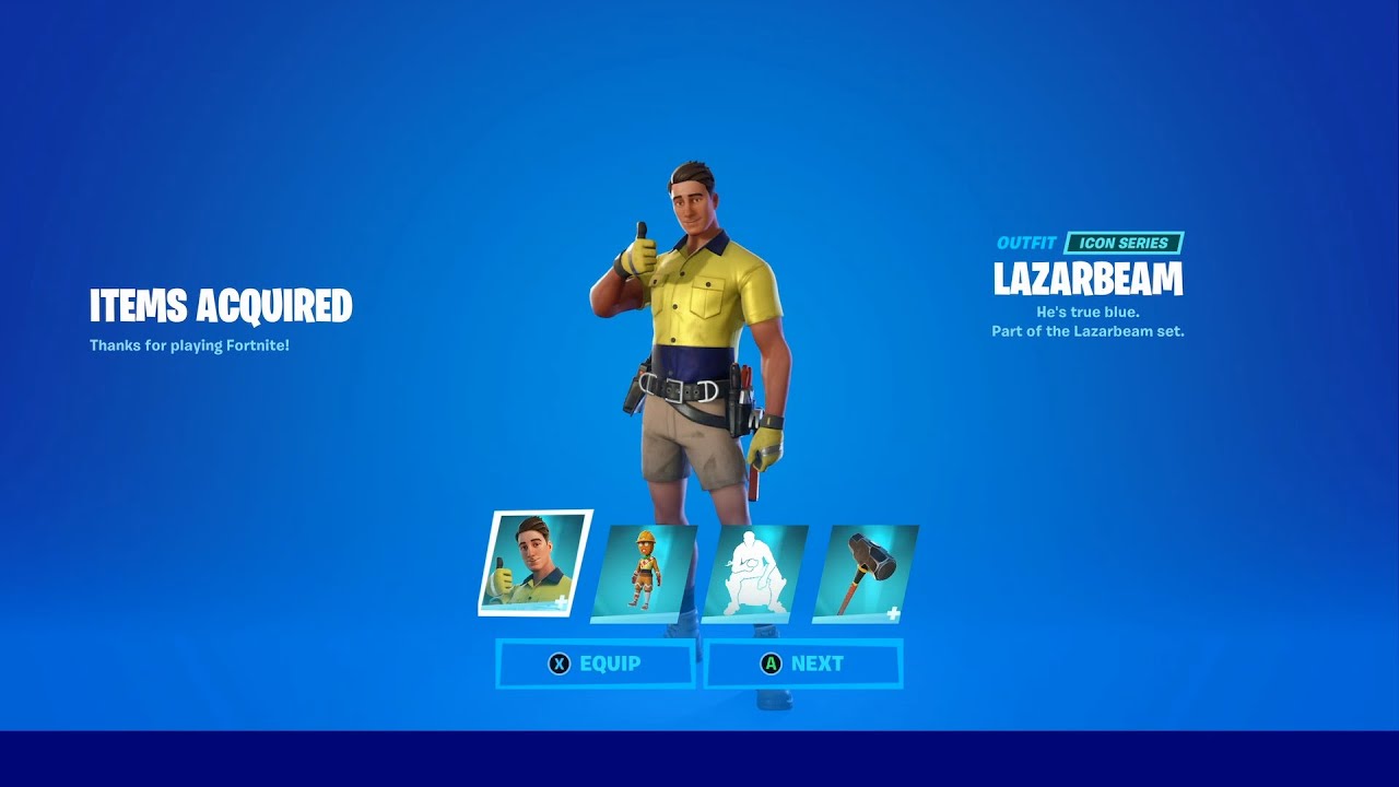 How to Get THE LAZARBEAM SKIN for FREE in Fortnite! (LazarBeam Bundle ...