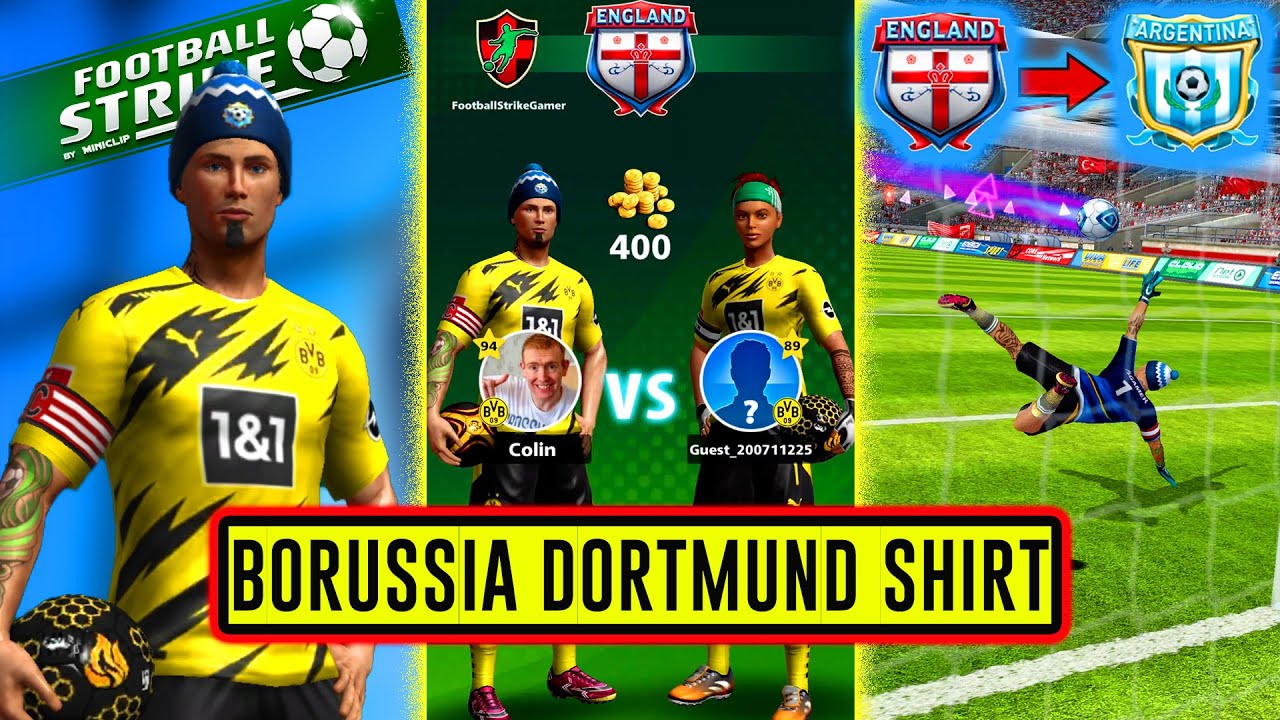 Football Strike - ENGLAND TO ARGENTINA IN DORTMUND SHIRT! | Good As It ...